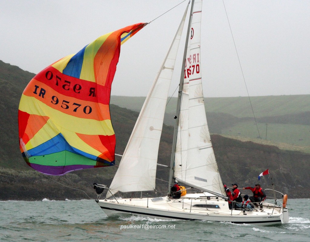 Sailing downwind fast – Impala 28 Offshore One Design